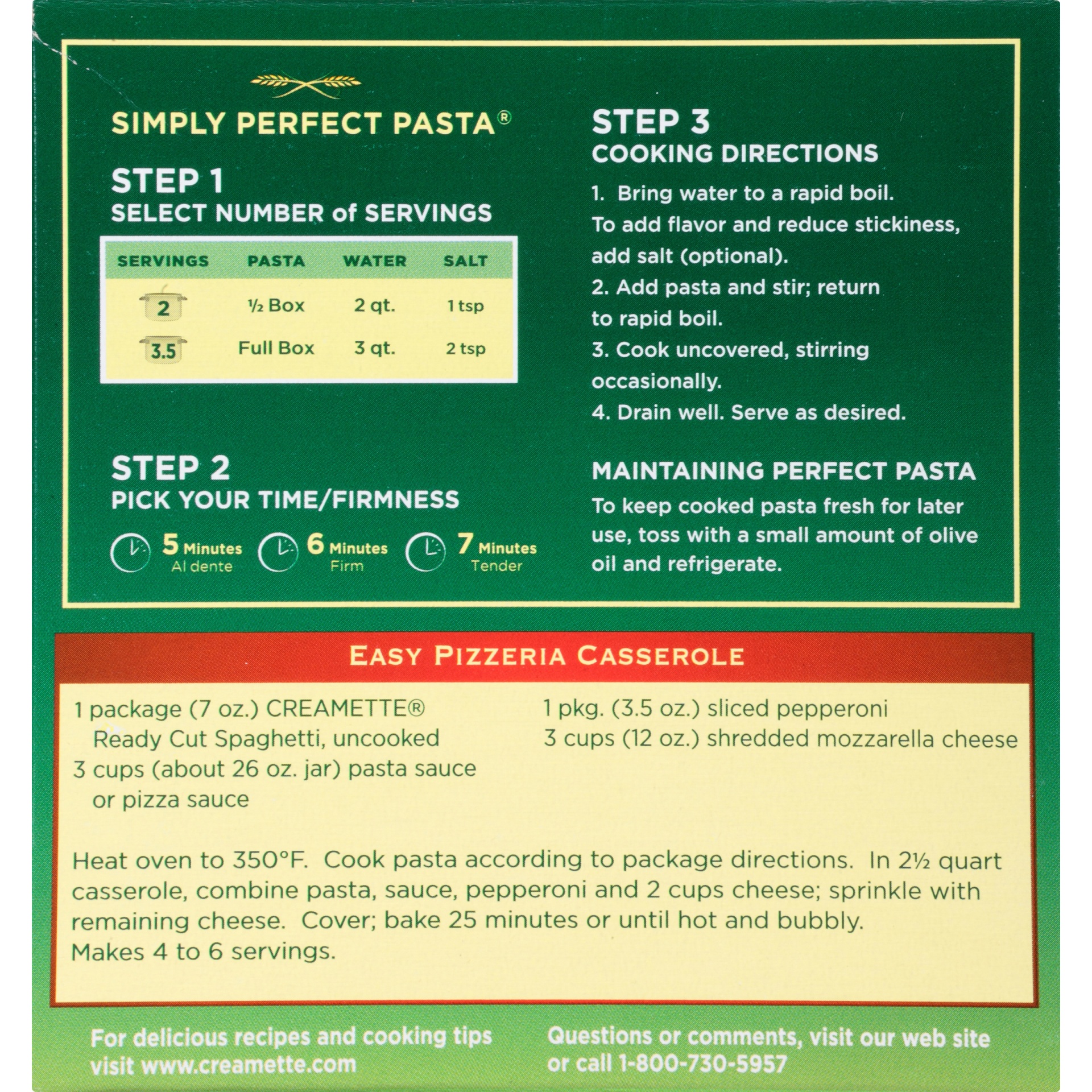 Creamette Creamette Ready Cut Spaghetti 7 oz | Shipt