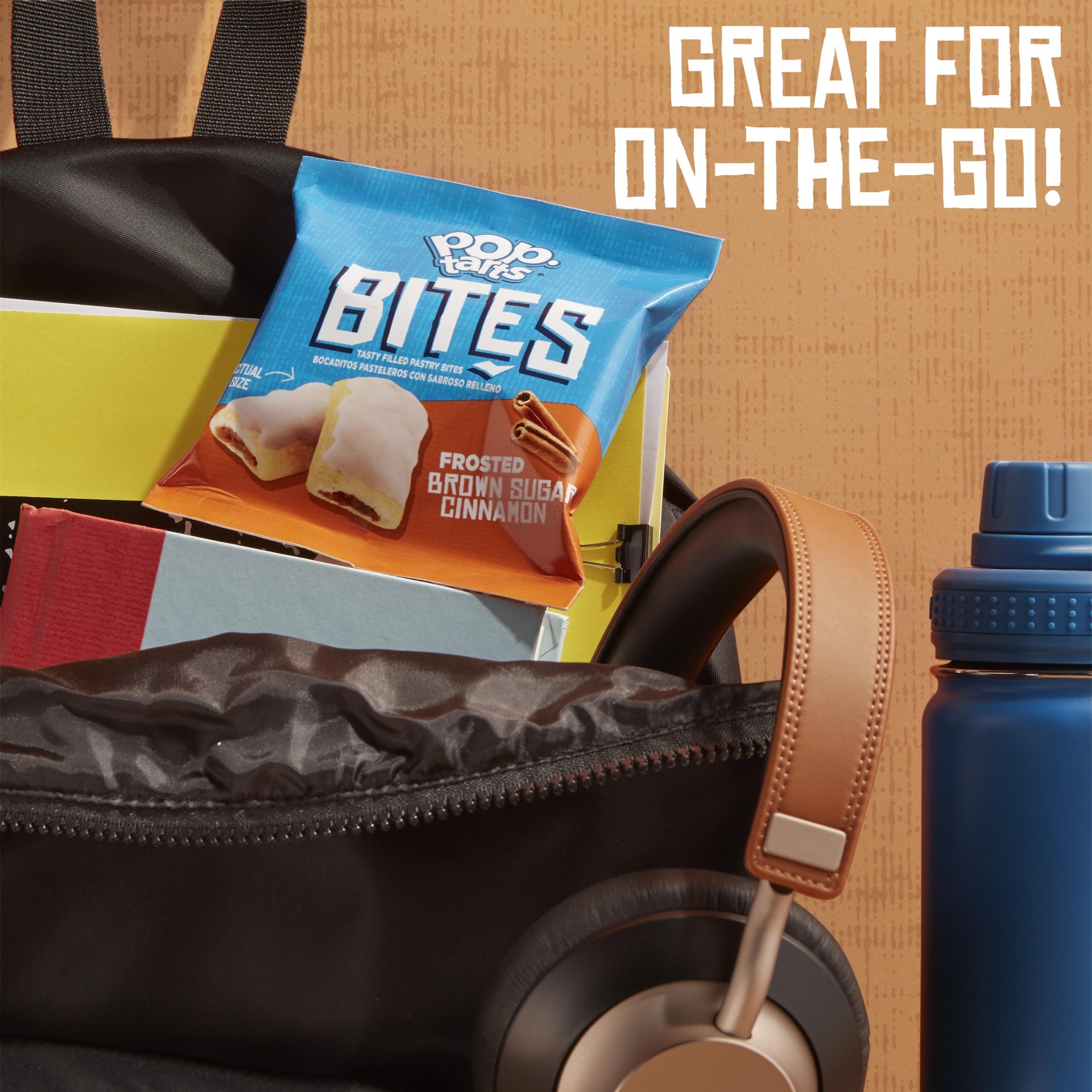 Kellogg's Pop-Tarts Bites Tasty Filled Pastry Bites, Frosted Brown ...