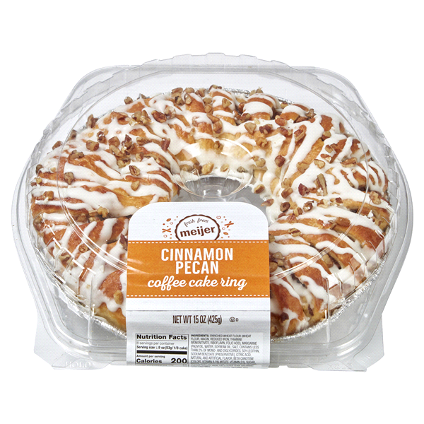 Fresh from Meijer Cinnamon Pecan Coffee Cake Ring 15 oz | Shipt
