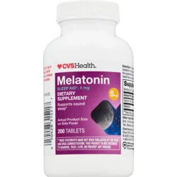 Cvs Melatonin Tablets, 5 Mg, 200 Ct 200 ct | shipt