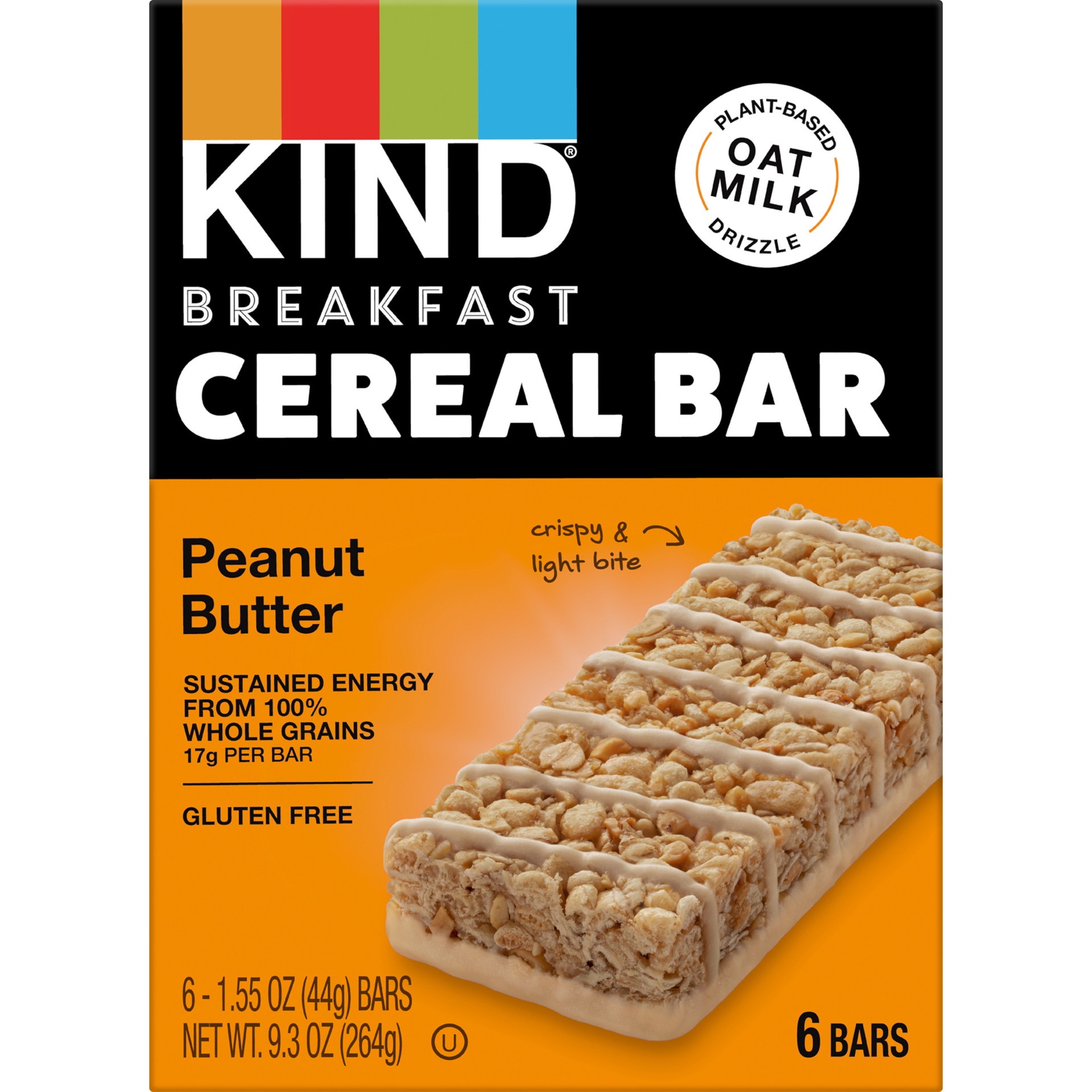 KIND Cereal Bar Peanut Butter - 9.3oz/6ct 6 ct; 9.3 oz | Shipt