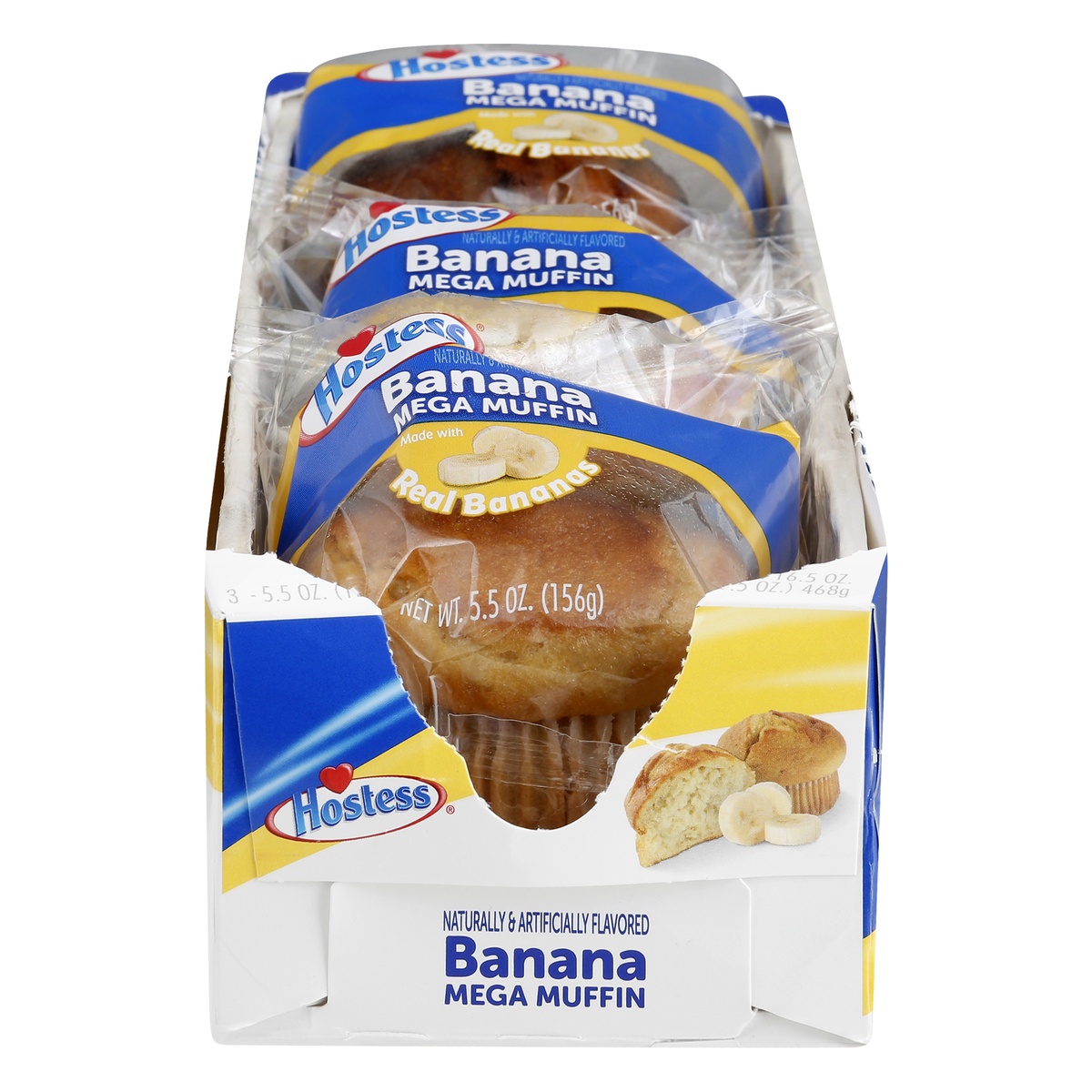 Hostess Mega Muffin, Banana 3 ct | Shipt