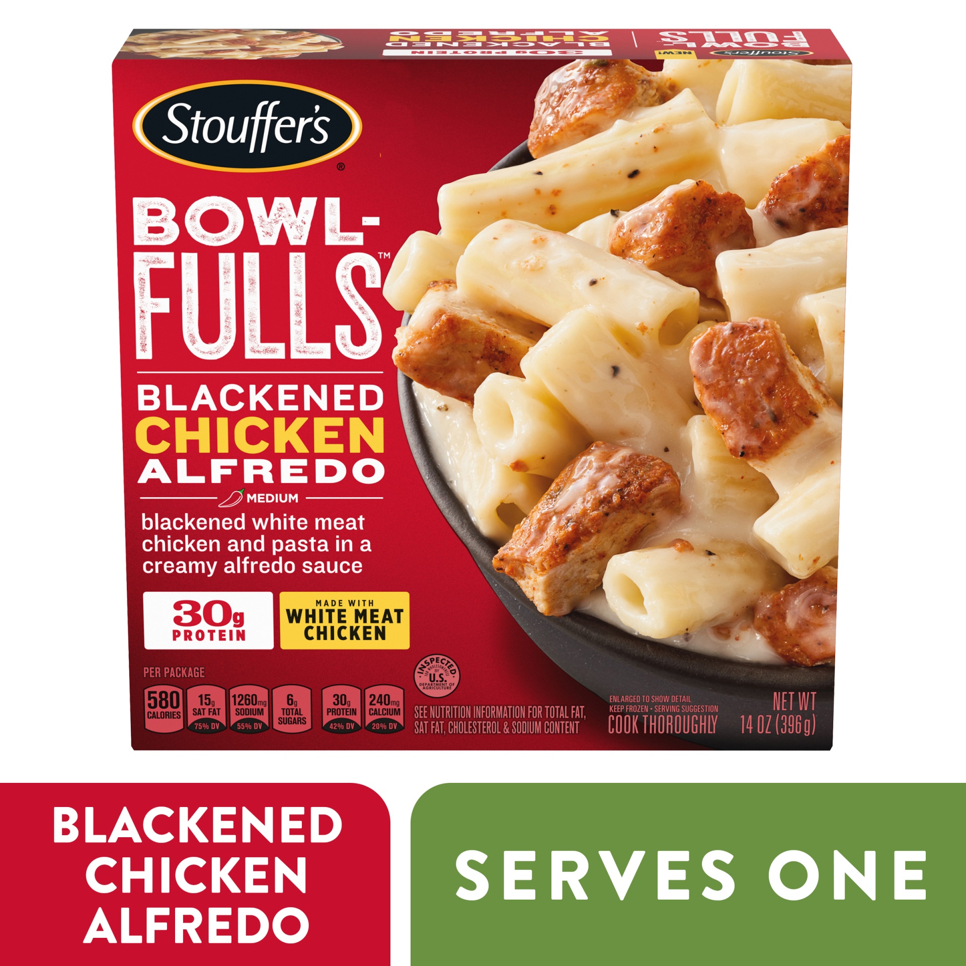 Stouffer's Bowl-Fulls Blackened Chicken Alfredo 14 oz | Shipt