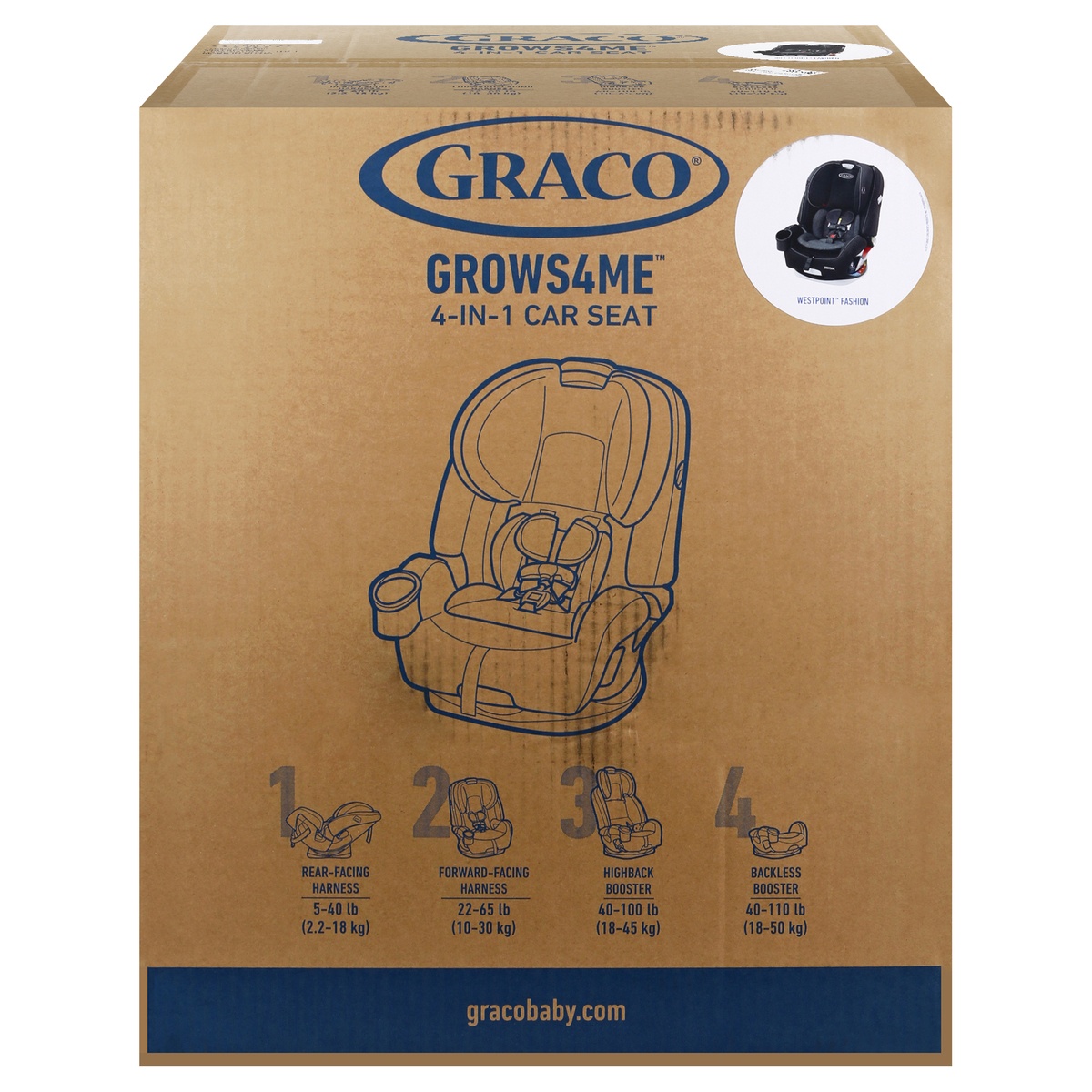 Graco Grows4me 4-in-1 Car Seat 1 ct | Shipt