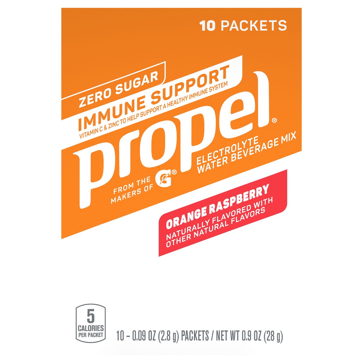 Propel Orange Raspberry Water Enhancer Powder 10 ct | Shipt