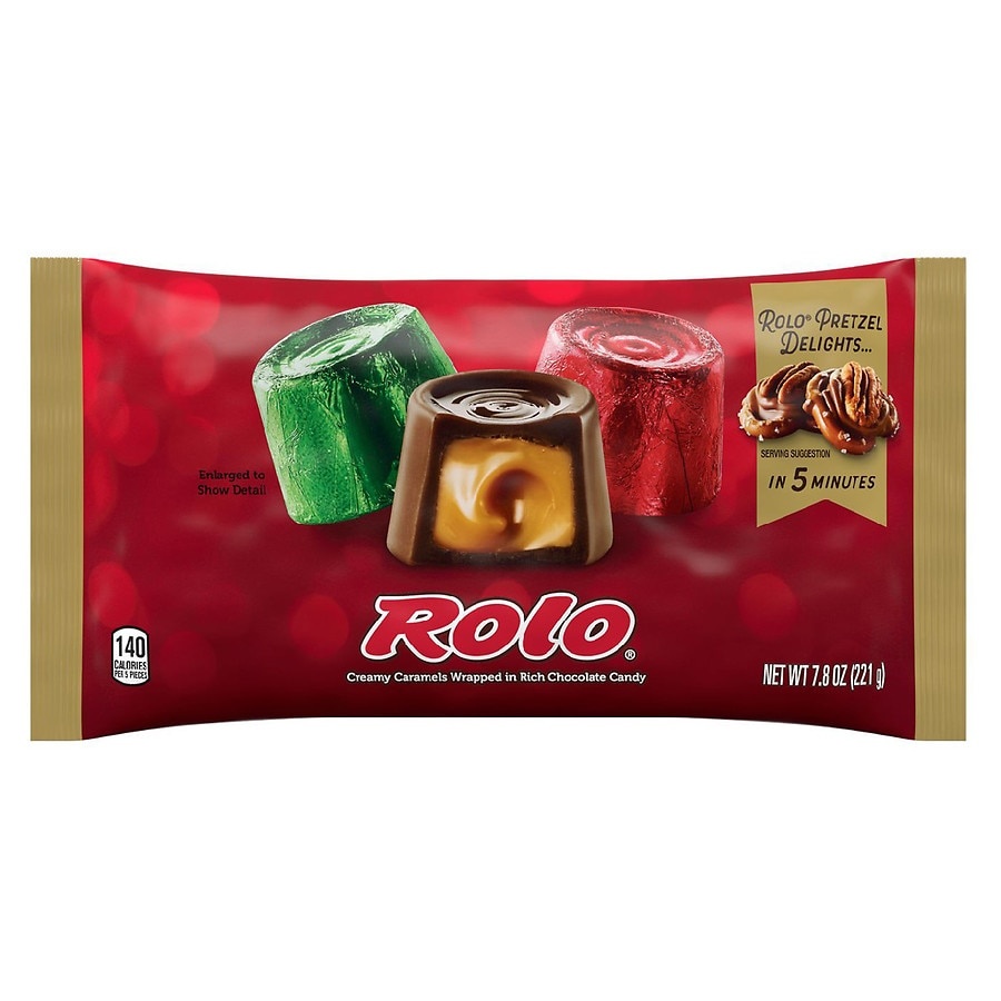 Rolo Candy, Holiday, Bag Chocolate Caramel 7.8 oz | Shipt
