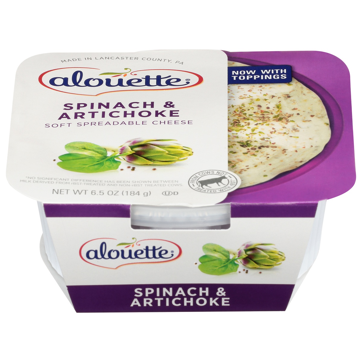 Alouette Spreadable Cheese Soft Spinach & Artichoke 6.5 oz | Shipt