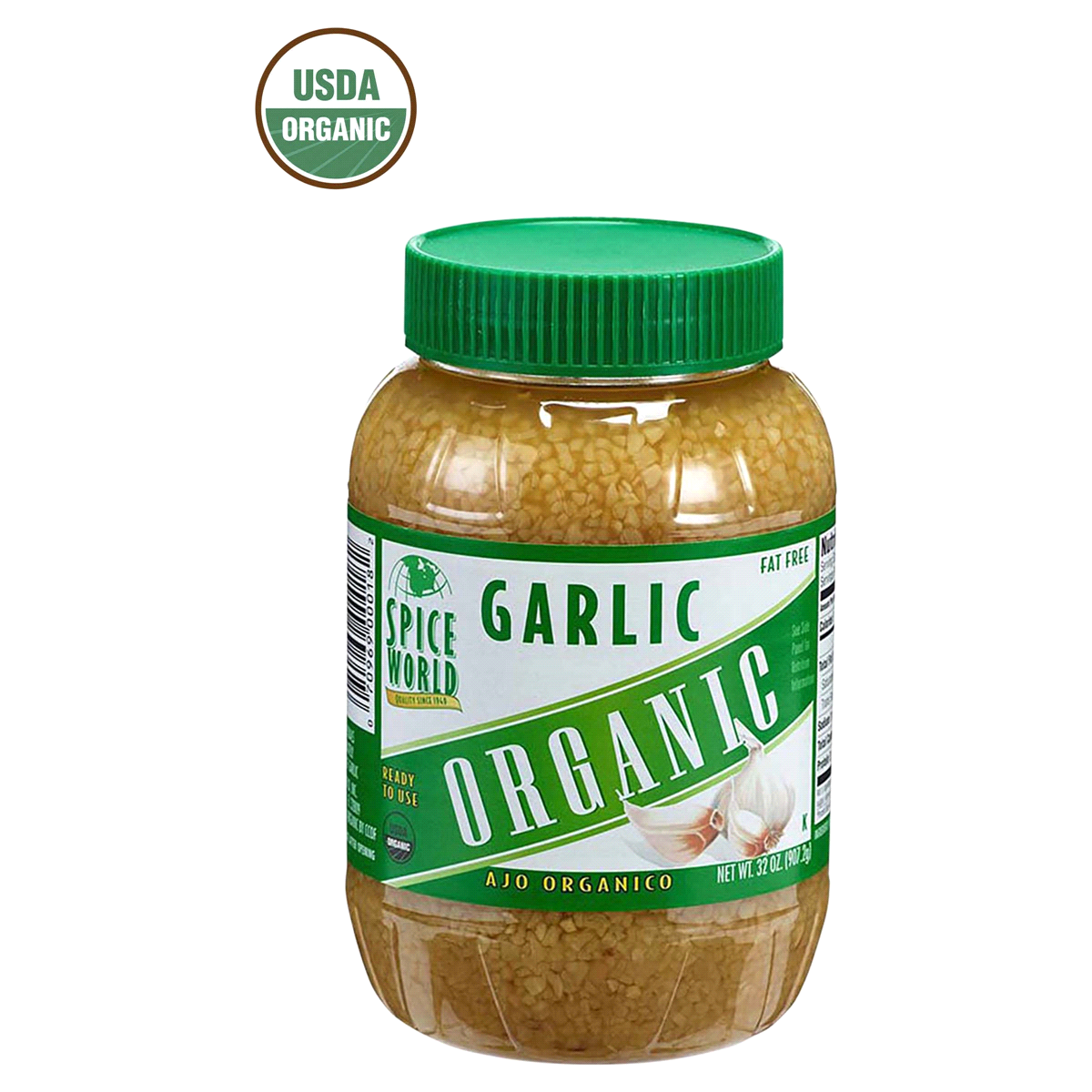 Spice World Organic Minced Garlic 32 oz | Shipt