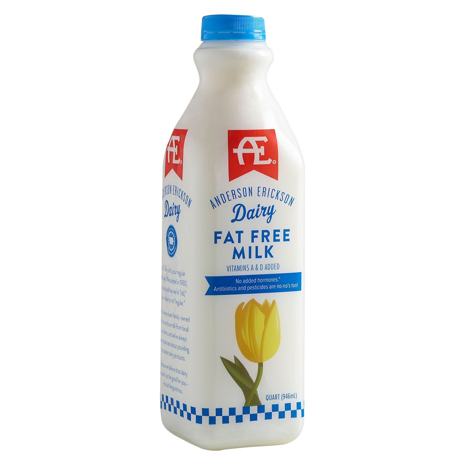 Anderson Erickson Dairy Anderson Erickson Fat Free Skim Milk Quart 1 qt ...