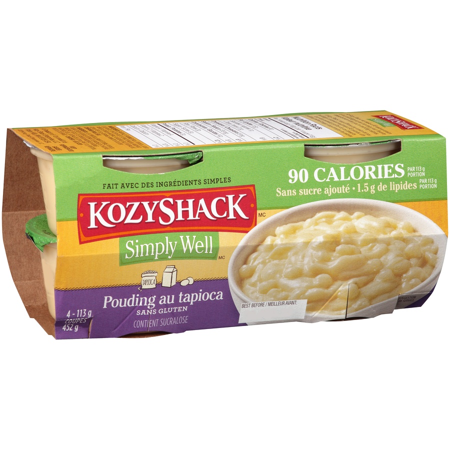Kozy Shack Simply Well Tapioca Pudding 4 ct; 4 oz | Shipt