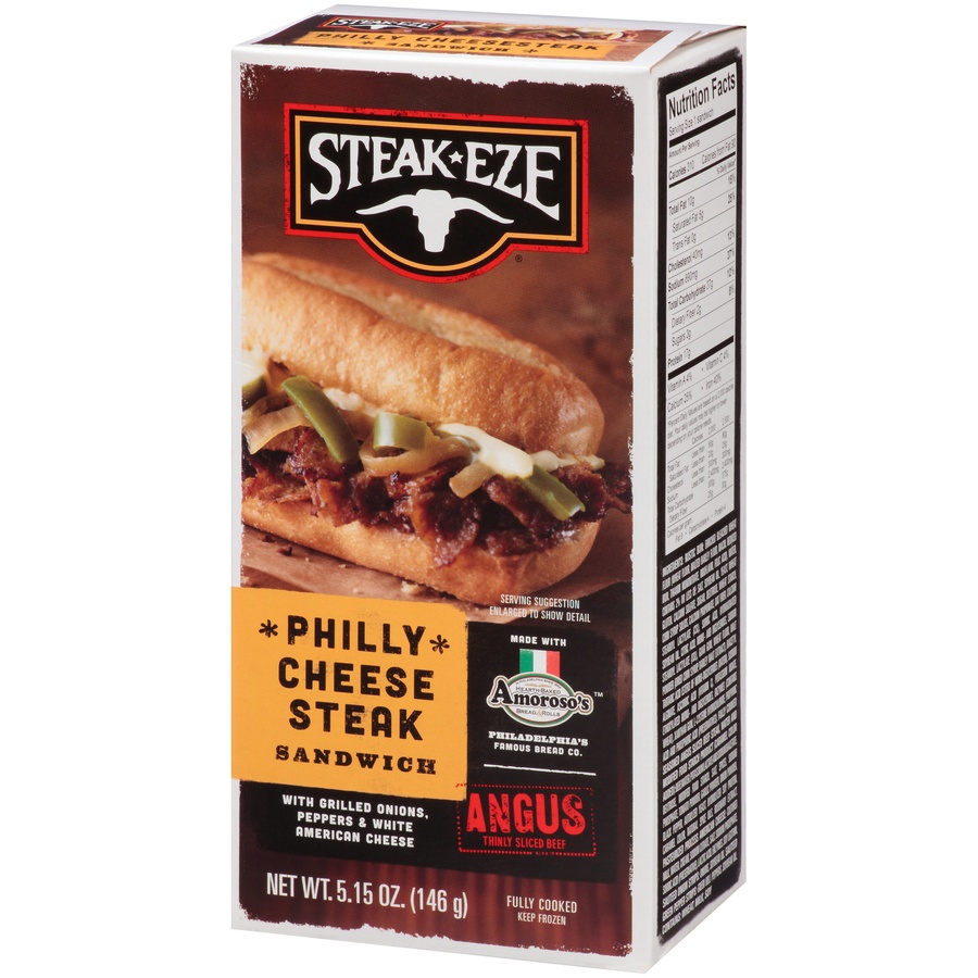 Steak-Eze Philly Cheese Steak Sandwich 5.15 oz | Shipt