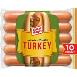 Oscar Mayer Turkey Franks Hot Dogs, 16 oz, 10 ct Pack per lb | shipt