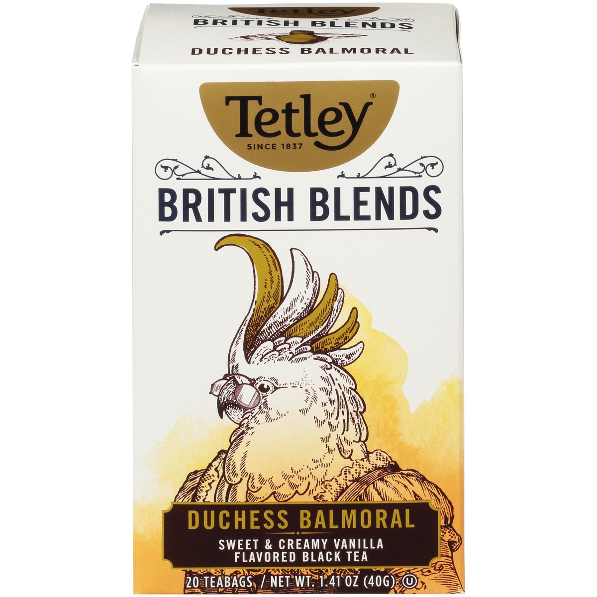 Tetley British Blends Duchess Balmoral Vanilla Flavored Black Tea 20 ...