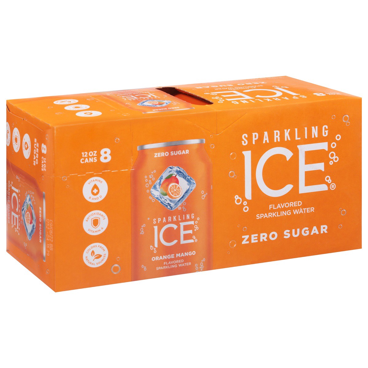 Sparkling ICE Zero Sugar Orange Mango Flavored Sparkling Water 8 - 12 fl oz Cans 8 ct; 12 fl oz ...