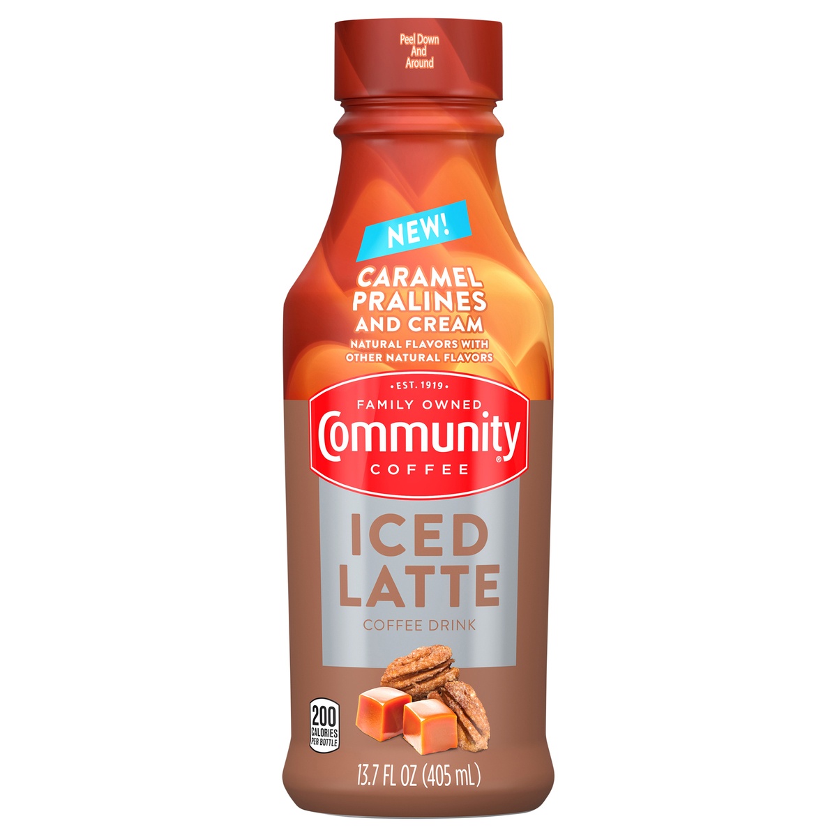 Community Coffee Caramel Pralines And Cream Iced Latte RTD 13 7 Fl Oz community-coffee-caramel-pralines-and-cream-iced-latte-rtd-13-7-fl-oz