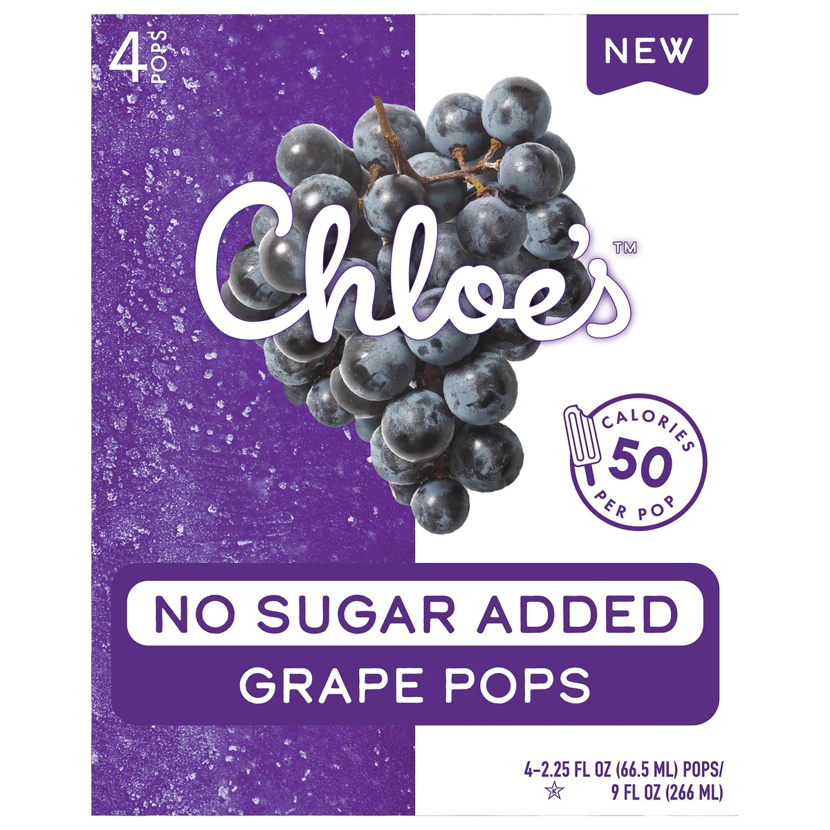 Chloe's Grape Pops 4 ea 4 ct | Shipt
