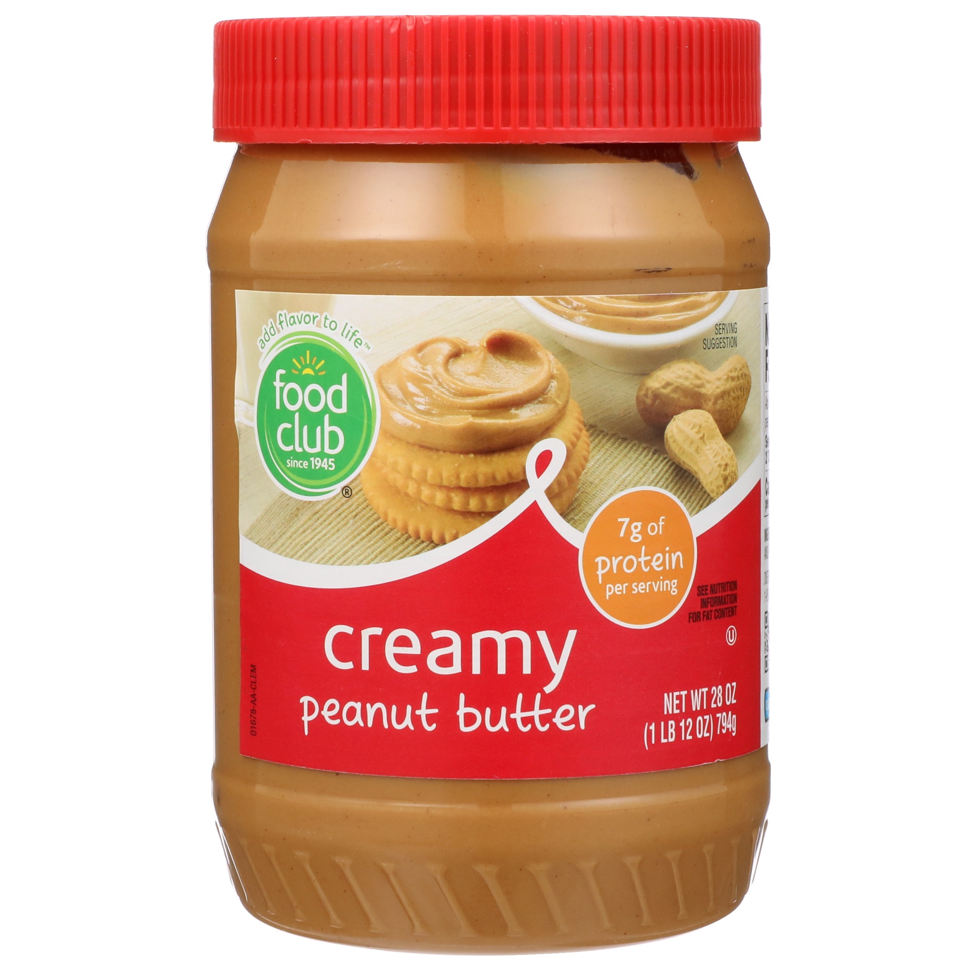 Food Club Creamy Peanut Butter 28 oz | Shipt