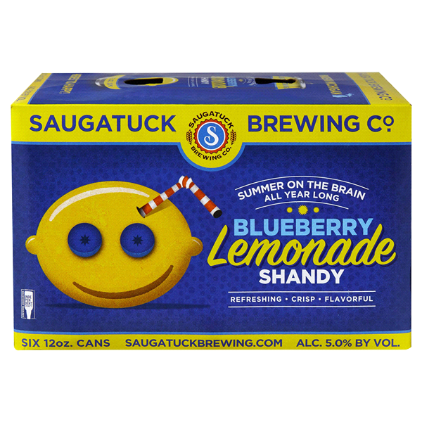 Saugatuck Brewing Co. Saugatuck Blueberry Lemon Shandy 6 ct; 12 oz | Shipt