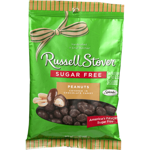 Russell Stover Sugar-Free Peanuts Covered In Chocolate Candy 3.6 oz | Shipt