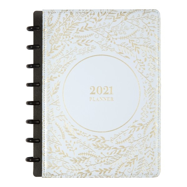 TUL Discbound Monthly Planner Starter Set, 8-1/2'' X 5-1/2'', Ice Blue ...