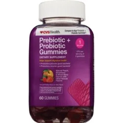 CVS Health Prebiotic + Probiotic Gummies, 60 Ct 60 ct | shipt
