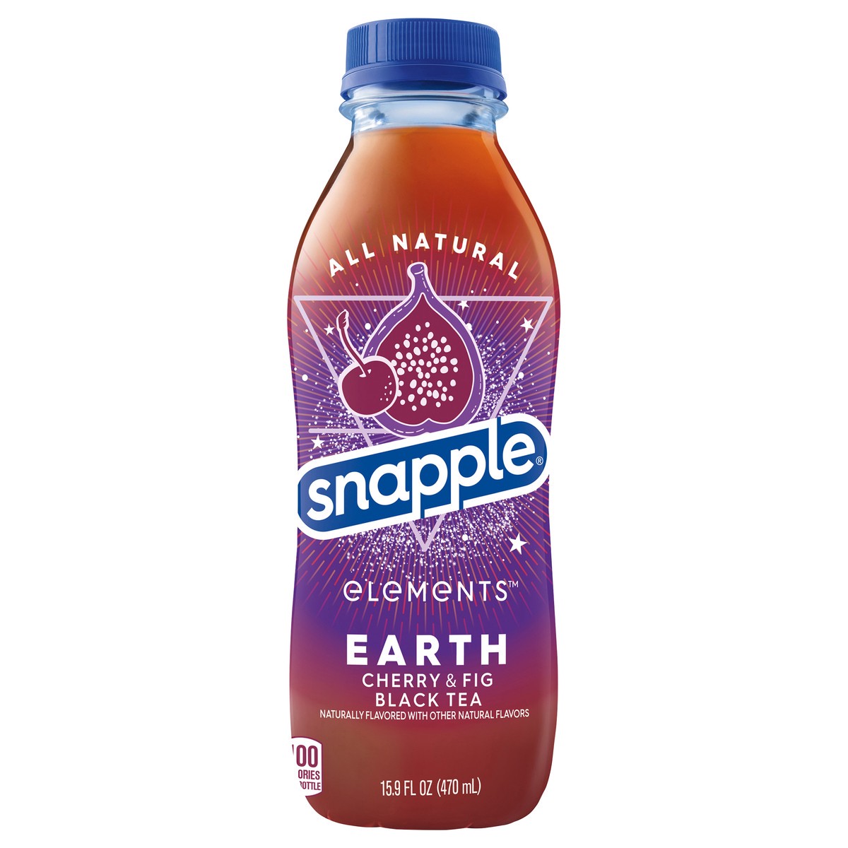 Snapple Elements Earth Cherry Fig Juice Drink, 15.9 Fl Oz Recycled ...