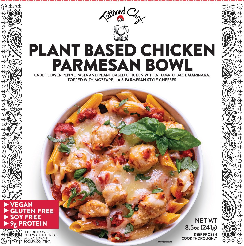 Tattooed Chef Plant Based Frozen Chicken Parmesan Bowl - 8.5oz 8.5 oz ...