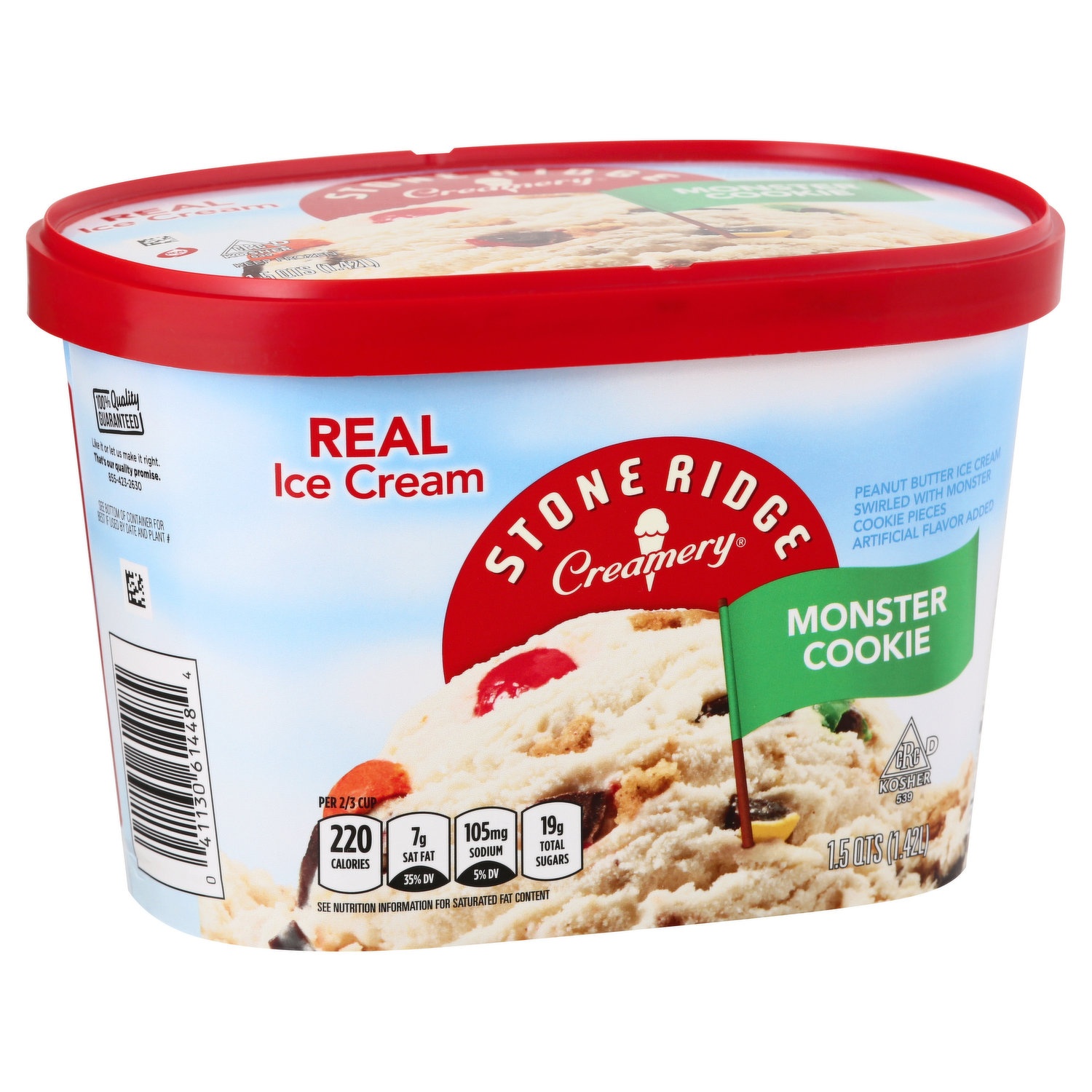 Stone Ridge Creamery Monster Cookie Ice Cream 48 fl oz | Shipt