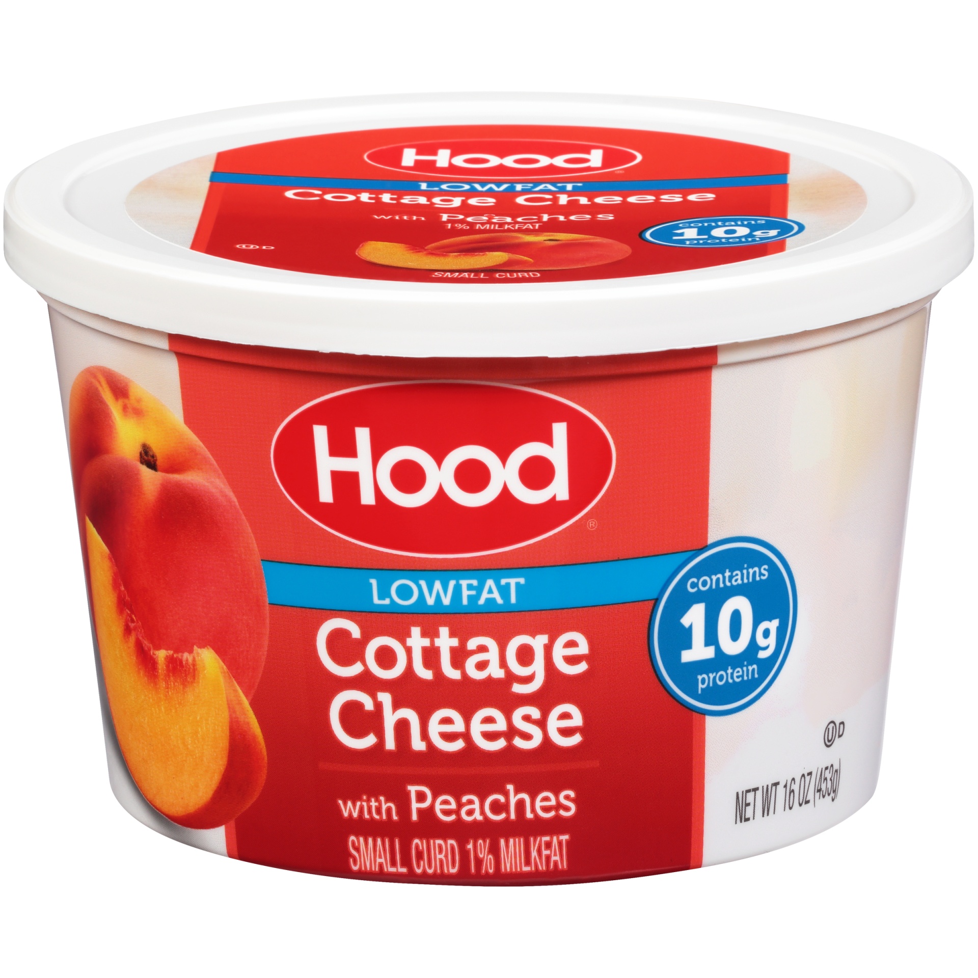 Hood Low Fat Cottage Cheese with Peaches 16 oz | Shipt