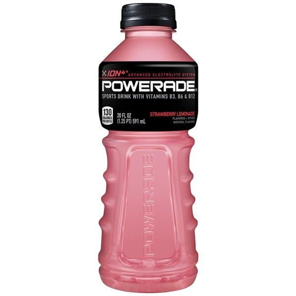 Powerade Sports Drink, Strawberry Lemonade Flavor 20 oz | Shipt