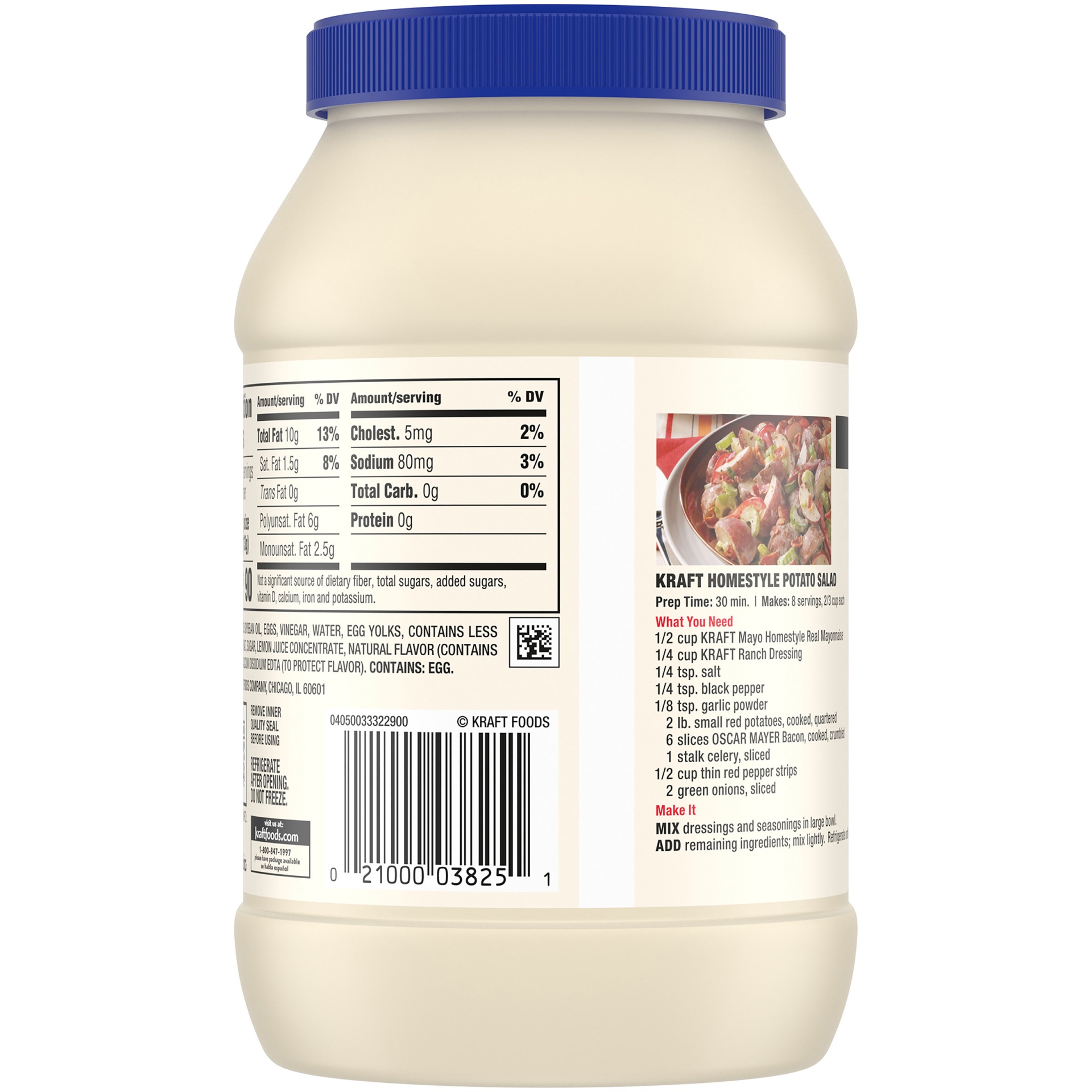 Kraft Homestyle Mayo Rich & Creamy Real Mayonnaise Jar 30 oz | Shipt