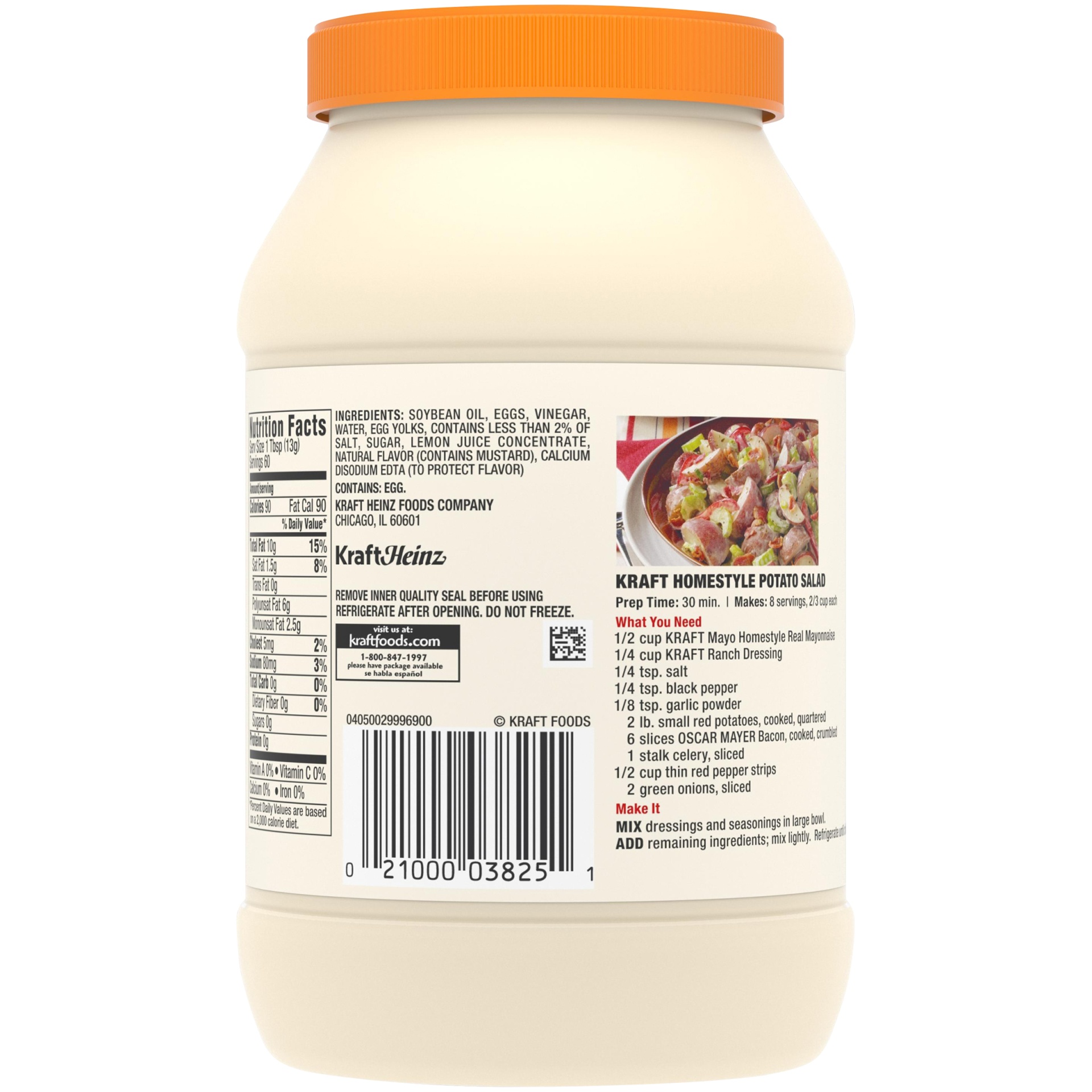 Kraft Homestyle Rich & Creamy Mayo Real Mayonnaise 30 oz | Shipt