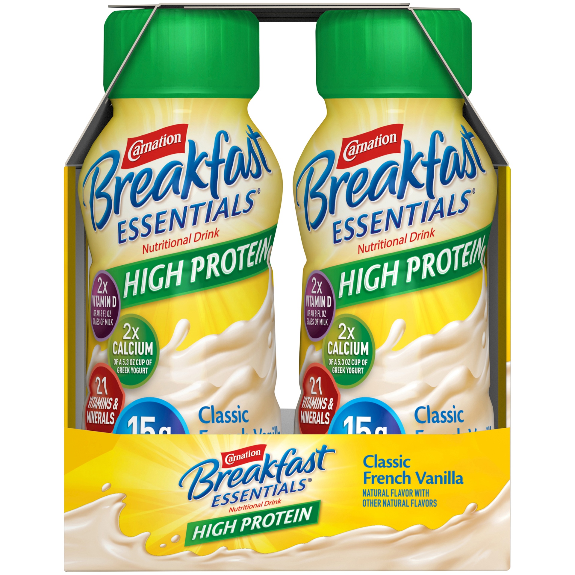 Carnation Breakfast Essentials High Protein Classic French Vanilla ...