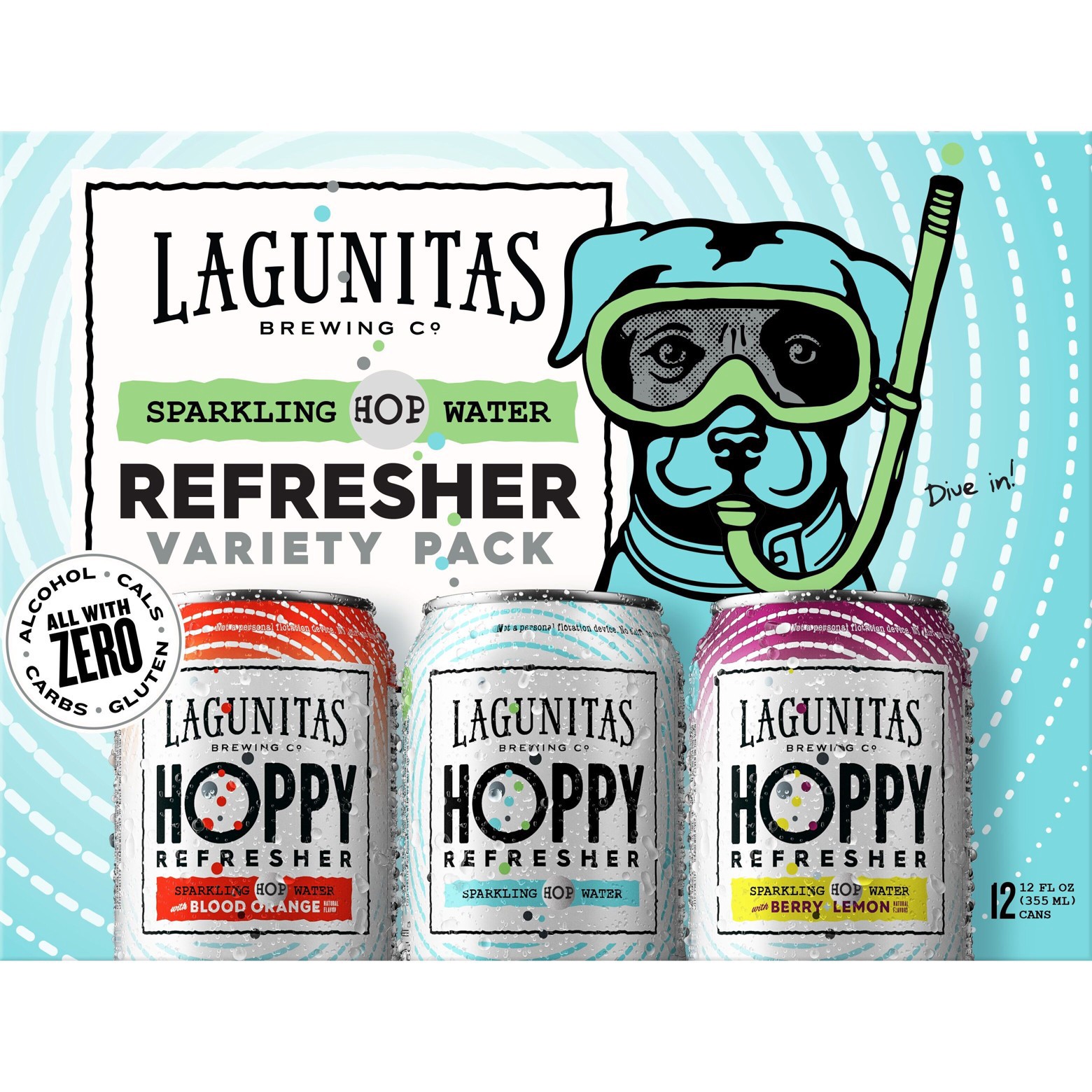 Lagunitas Hoppy Refresher Variety NA - 12pk/12 fl oz Cans 12 ct; 12 fl ...
