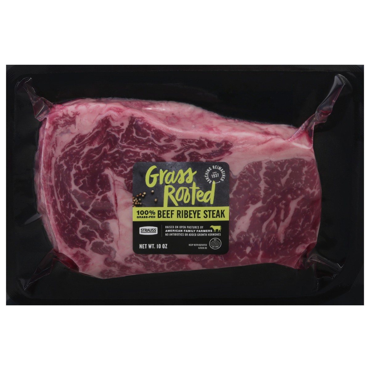Grass Rooted Beef Ribeye Steak 10 oz 10 oz | shipt