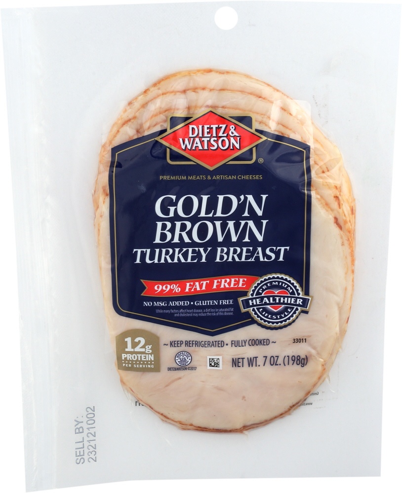Dietz & Watson Golden Brown Turkey Breast 7 oz | Shipt