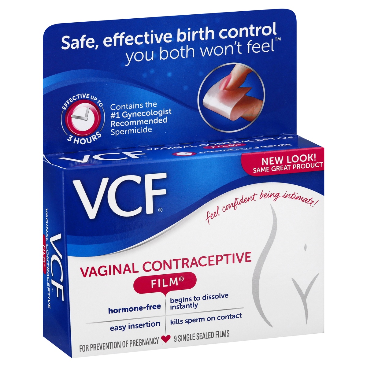 VCF Vaginal Contraceptive Film, Dissolving 9 ct | Shipt