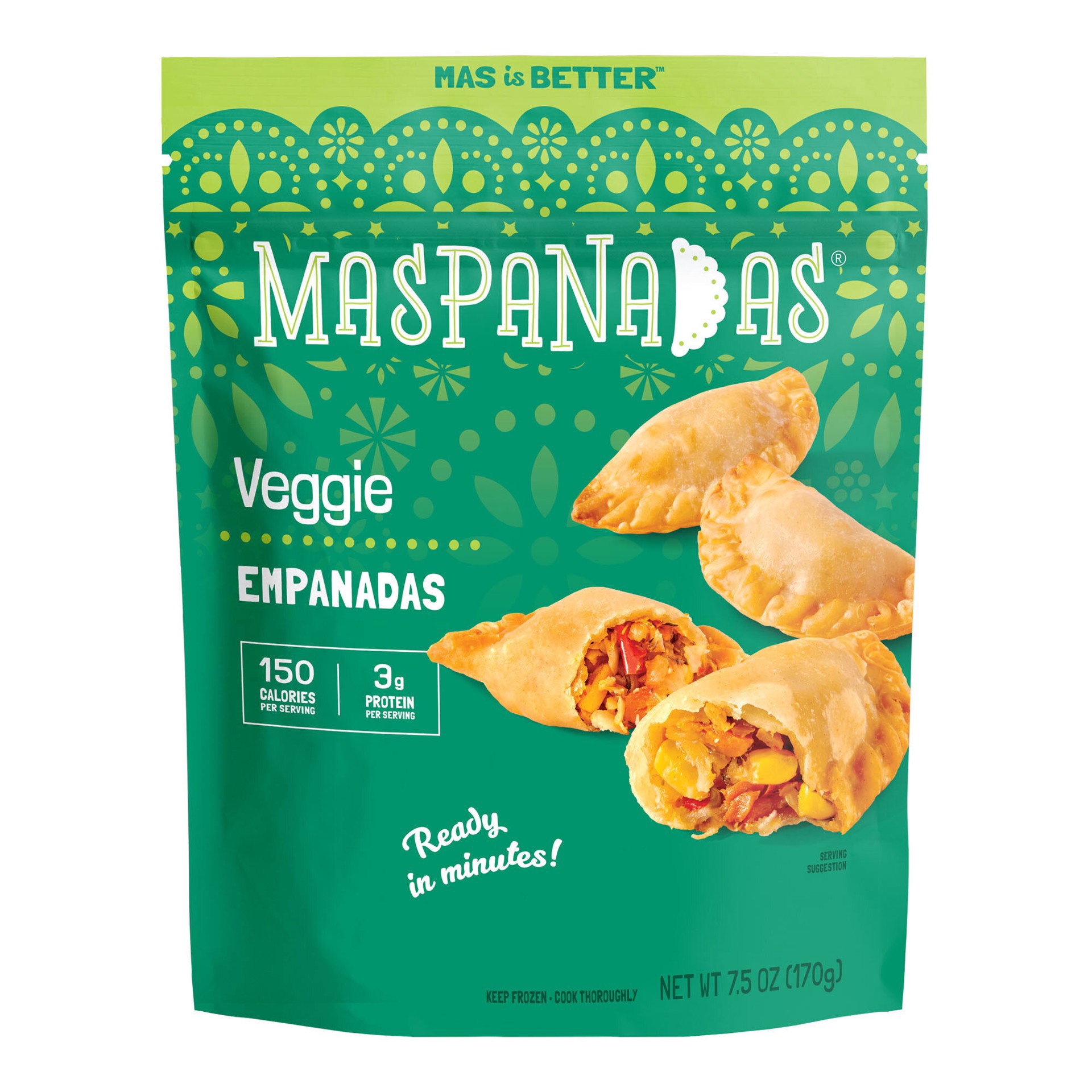 MASPANADAS Veggie Empanadas 6 oz | Shipt