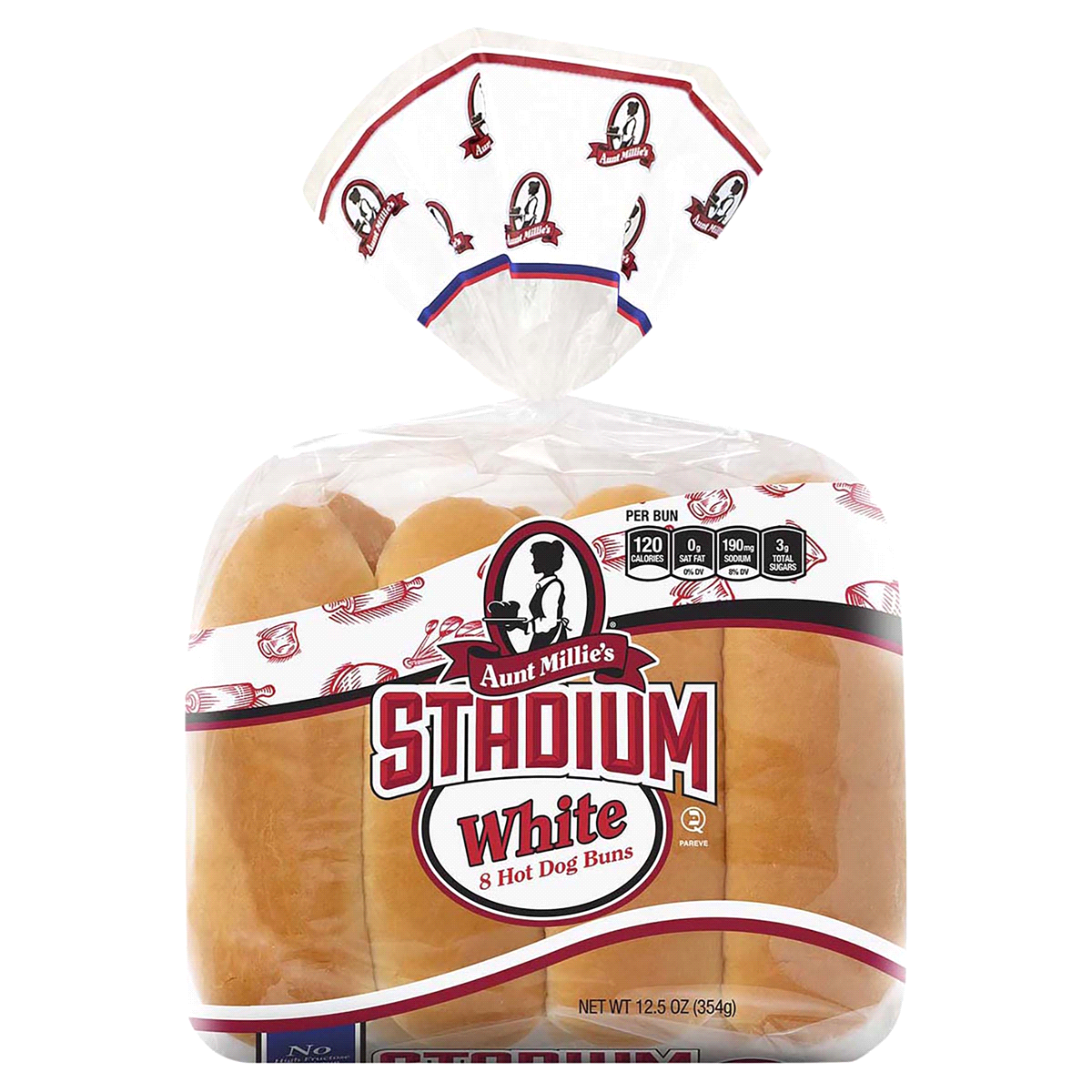 Aunt Millie's Stadium White Hot Dog Buns 12.5 oz | Shipt