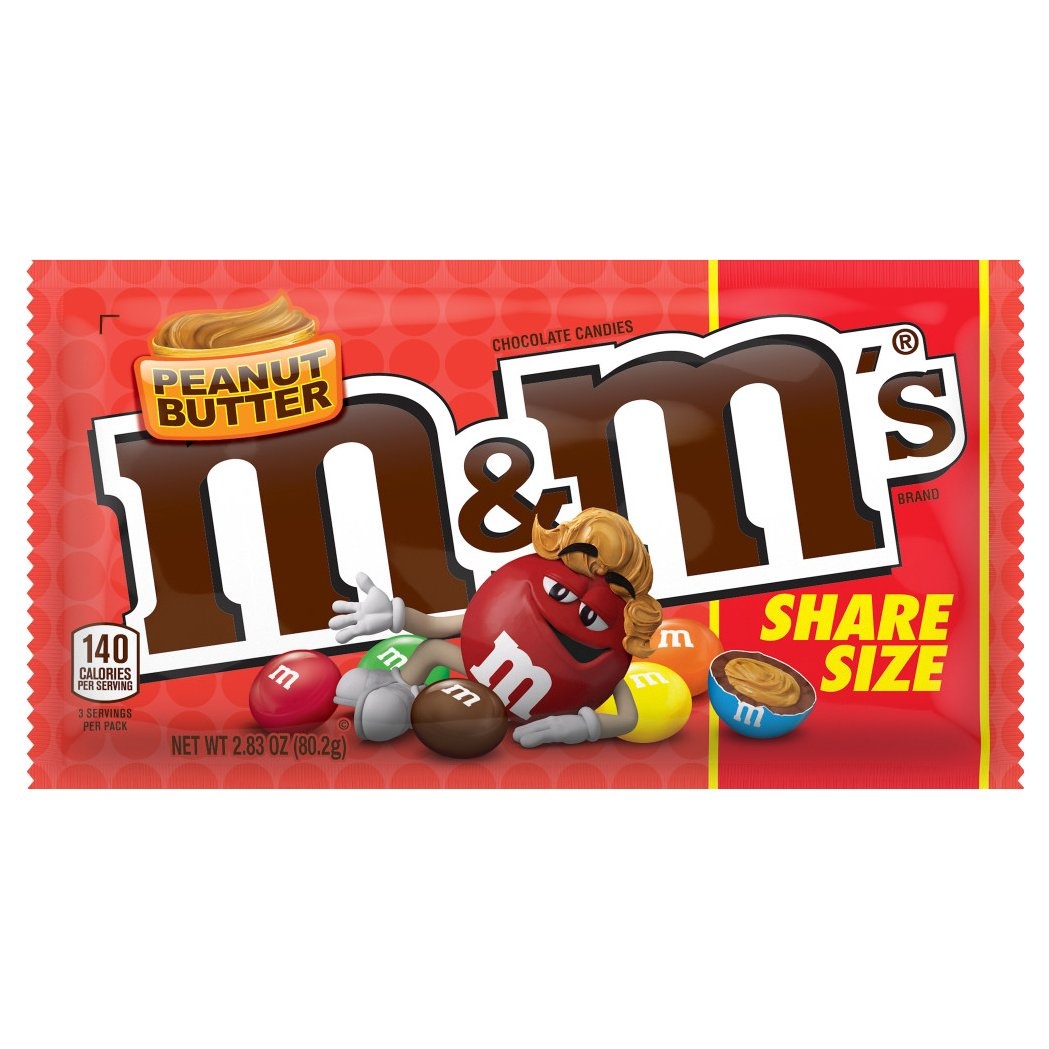 M&M'S Peanut Butter Chocolate Candy 2.83 oz | Shipt