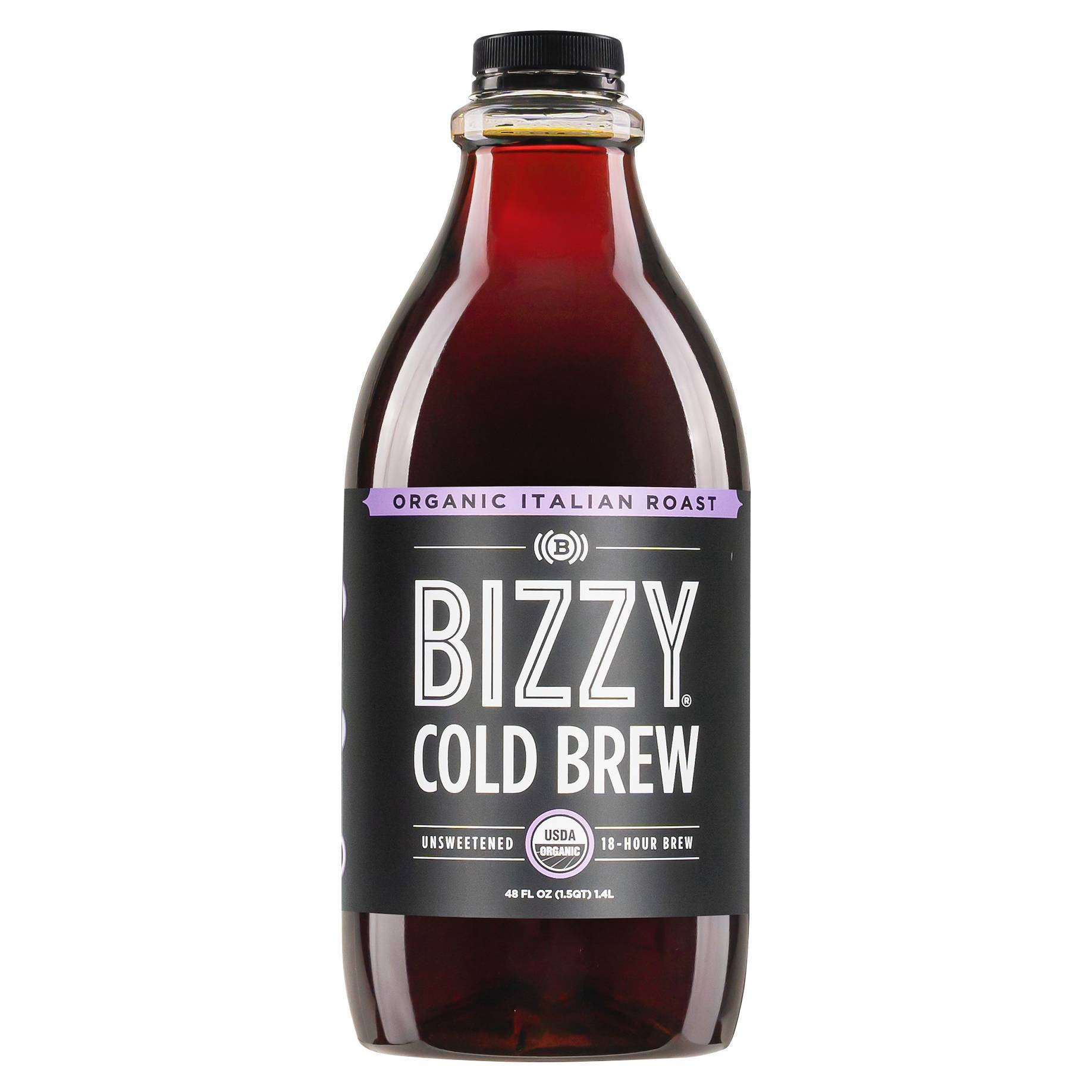 Bizzy Organic Italian Roast Unsweetened Cold Brew Coffee - 48 fl oz 48 ...