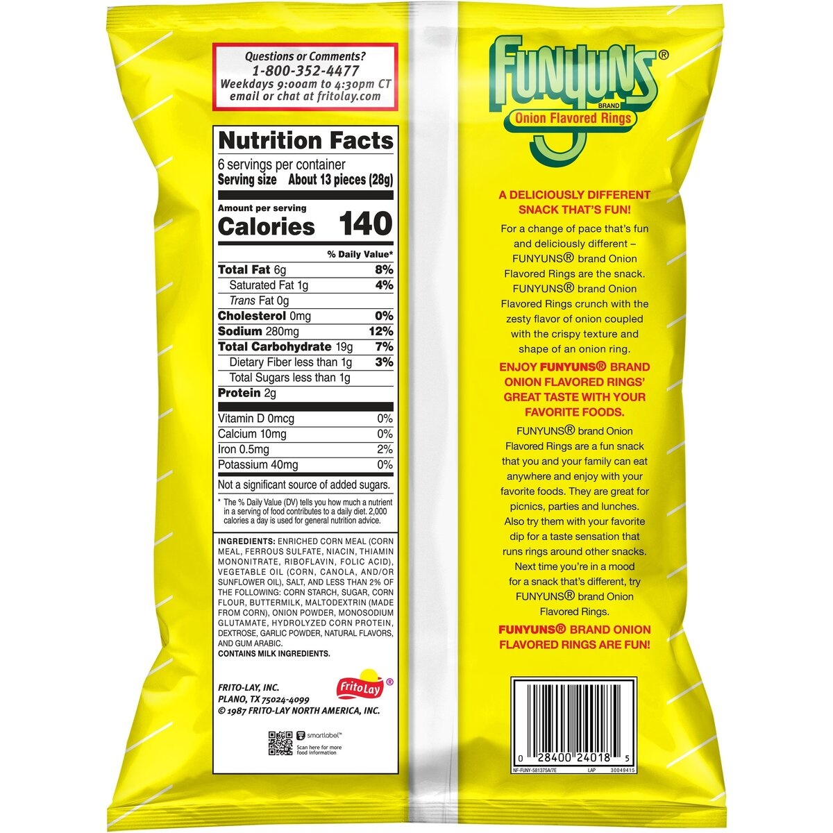 Funyuns Nutrition Information | Besto Blog