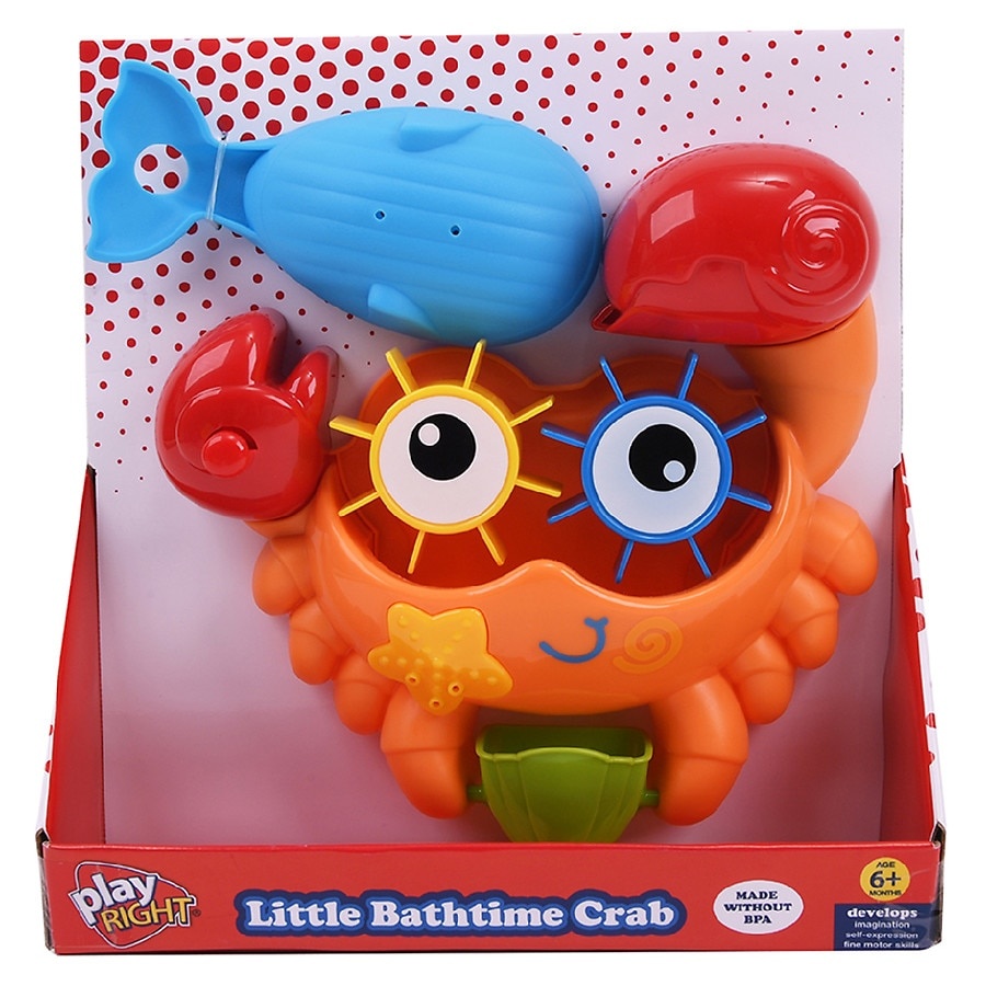 Playright Interactive Bath Time Play - Crab 1 ct | shipt