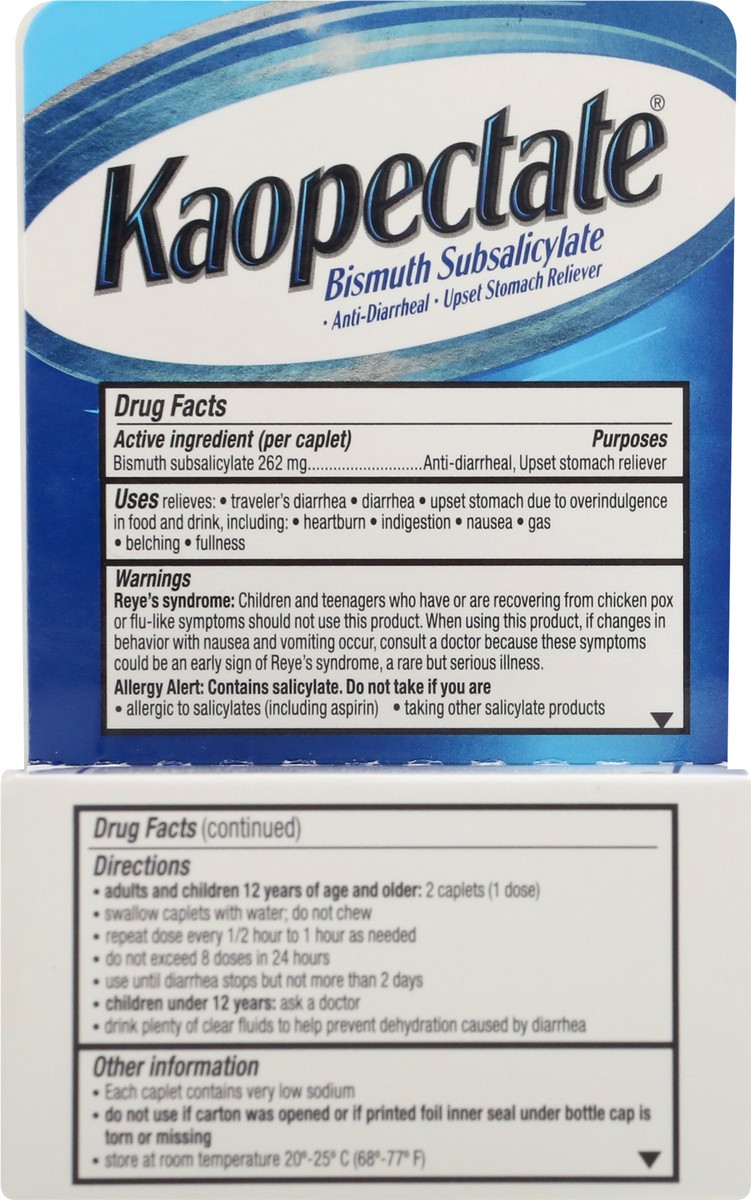 Kaopectate Diarrhea & Upset Stomach 42 Caplets 42 ea | Shipt