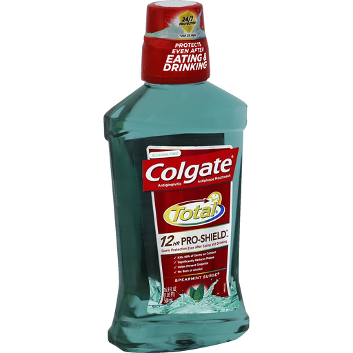 Colgate Total Advanced Pro Shield Spearmint Surge Mouthwash 16.9 fl oz ...