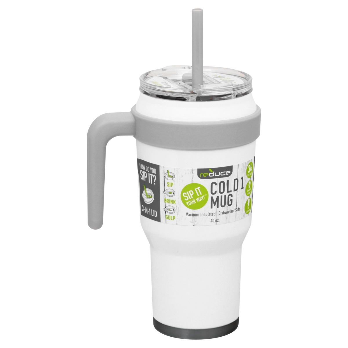 Reduce Cold1 Mug White 40 oz | Shipt