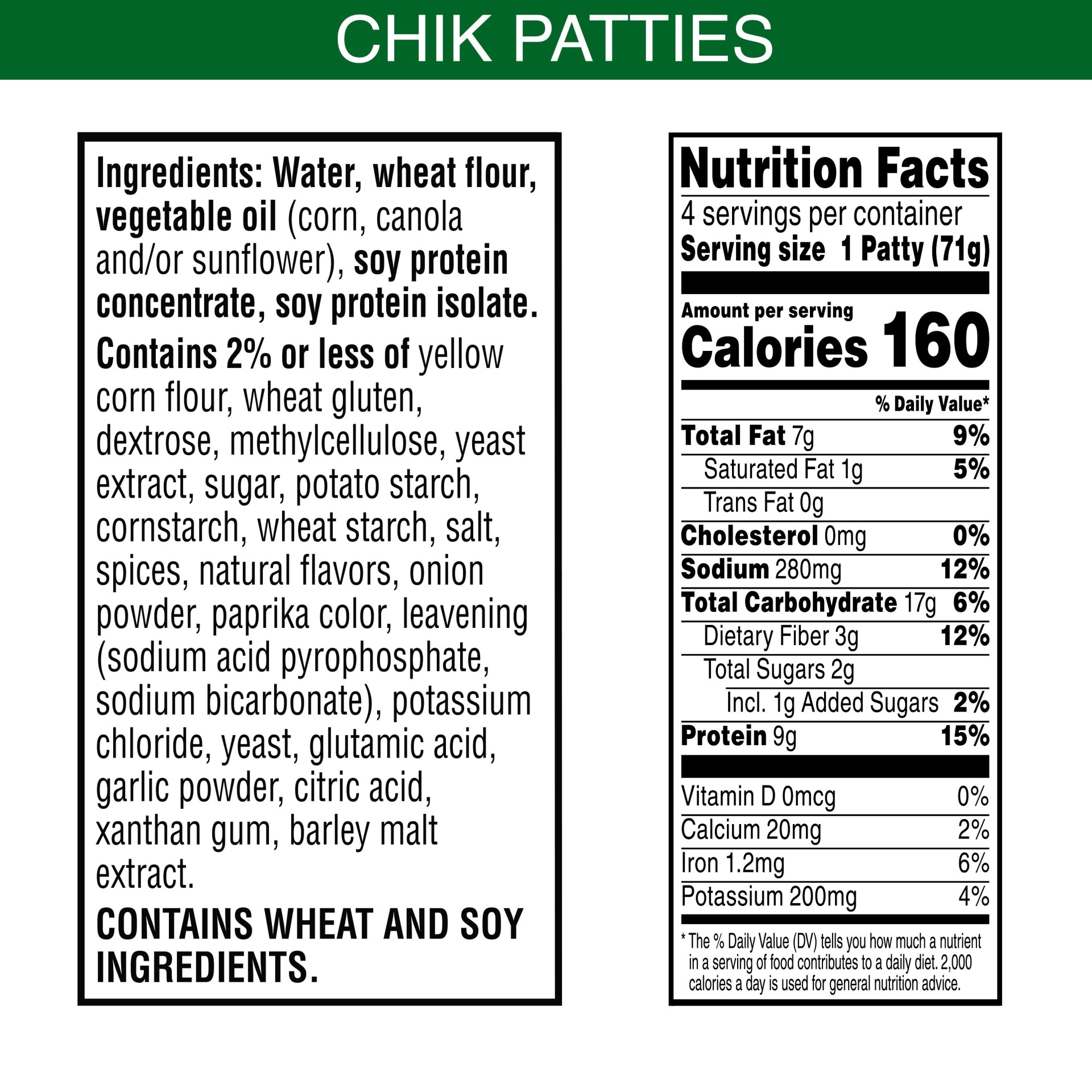 MorningStar Farms Meatless Chicken Patties, Plant Based Protein Vegan ...