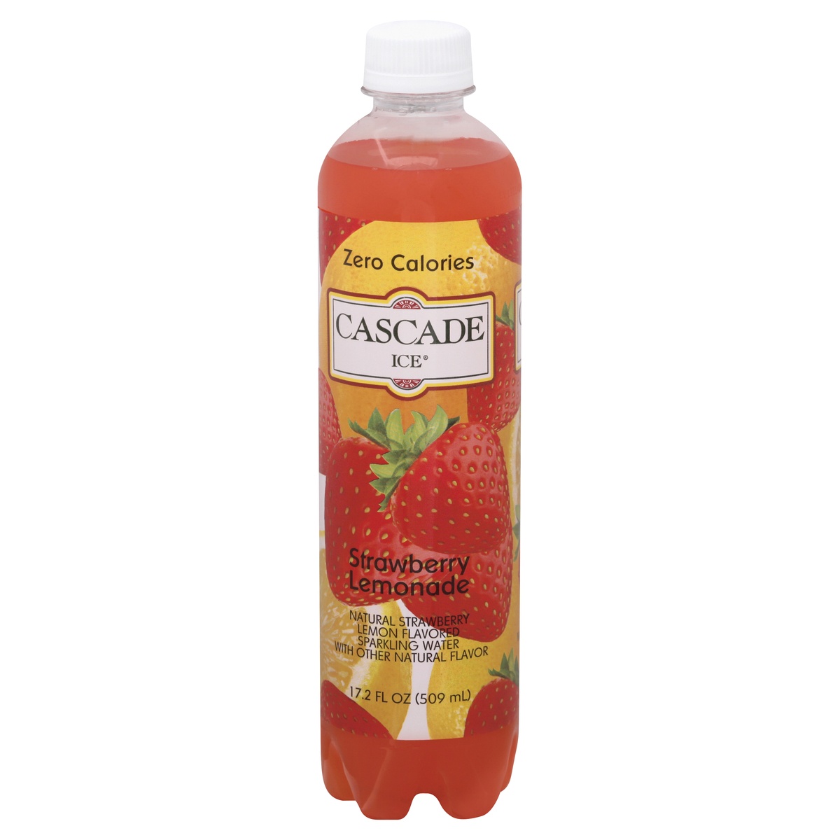 Cascade Ice Sparkling Strawberry Lemonade Water 17.2 fl oz | Shipt