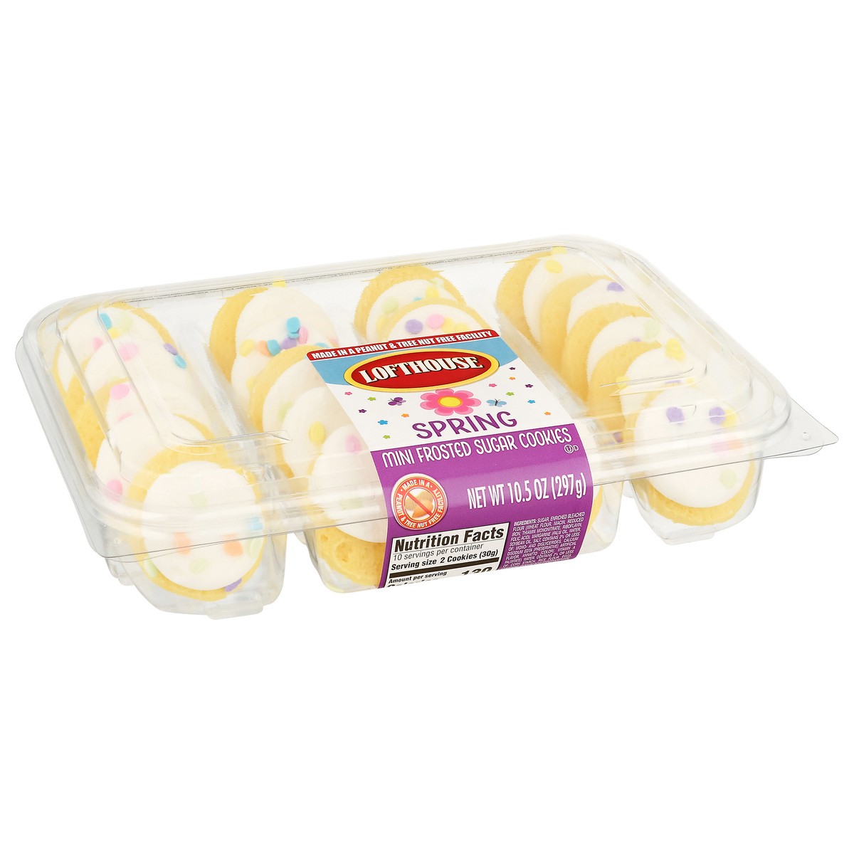 Lofthouse Spring Mini Frosted Sugar Cookies 1 10.5 oz 10.5 oz | Shipt