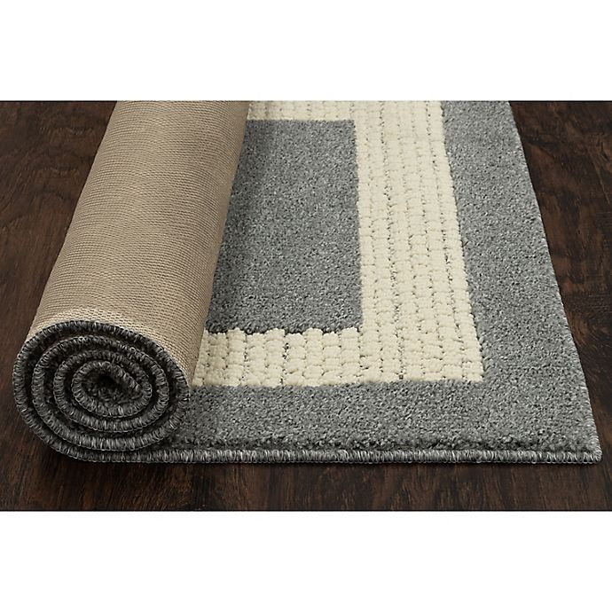 Maples Weston Border Area Rug - Grey'' 30 in x 46 in | Shipt
